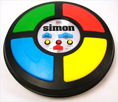 Simon | 1978 | Play the Memory Puzzle Game | FREE | Arcader.com
