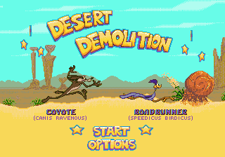 Desert Demolition | SEGA Genesis | Free Retro Games | Arcader.com