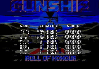 Gunship | SEGA Genesis | Free Retro Games | Arcader.com