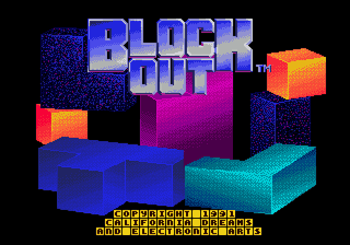 Blockout | SEGA Genesis | Free Retro Games | Arcader.com