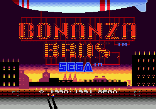 Bonanza Bros | SEGA Genesis | Free Retro Games | Arcader.com