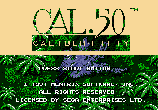 Caliber.50 | SEGA Genesis | Free Retro Games | Arcader.com