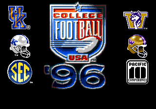 College Football USA 96 | SEGA Genesis | Free Retro Games | Arcader.com