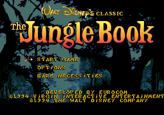 The Jungle Book | SEGA Genesis | Free Retro Games | Arcader.com