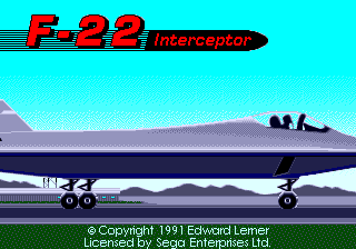 F-22 Interceptor | SEGA Genesis | Free Retro Games | Arcader.com
