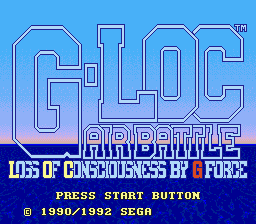 G-Loc: Air Battle | SEGA Genesis | Free Retro Games | Arcader.com
