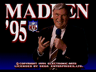 Madden NFL 95 | SEGA Genesis | Free Retro Games | Arcader.com