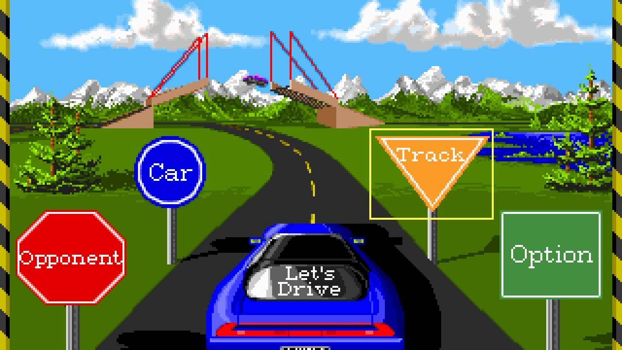 Stunts | 1990 | MS-DOS | Free Car Racing Game | Arcader.com