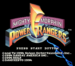 Mighty Morphin Power Rangers | SEGA Genesis | Free Retro Games ...