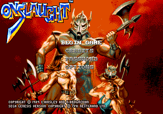 Onslaught | SEGA Genesis | Free Retro Games | Arcader.com