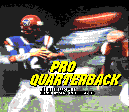 Pro Quarterback | SEGA Genesis | Free Retro Games | Arcader.com