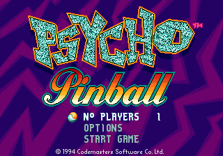 Psycho Pinball | SEGA Genesis | Free Retro Games | Arcader.com
