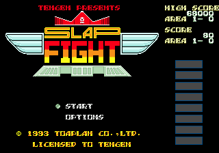Slap Fight MD | SEGA Genesis | Free Retro Games | Arcader.com