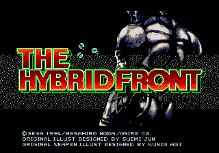 The Hybrid Front | SEGA Genesis | Free Retro Games | Arcader.com
