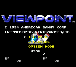 Viewpoint | SEGA Genesis | Free Retro Games | Arcader.com
