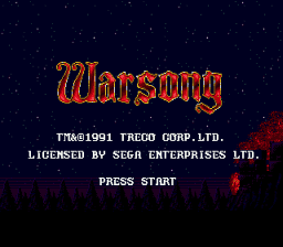 Warsong | SEGA Genesis | Free Retro Games | Arcader.com