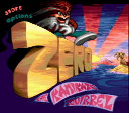 Zero the Kamikaze Squirrel | SEGA Genesis | Free Retro Games | Arcader.com